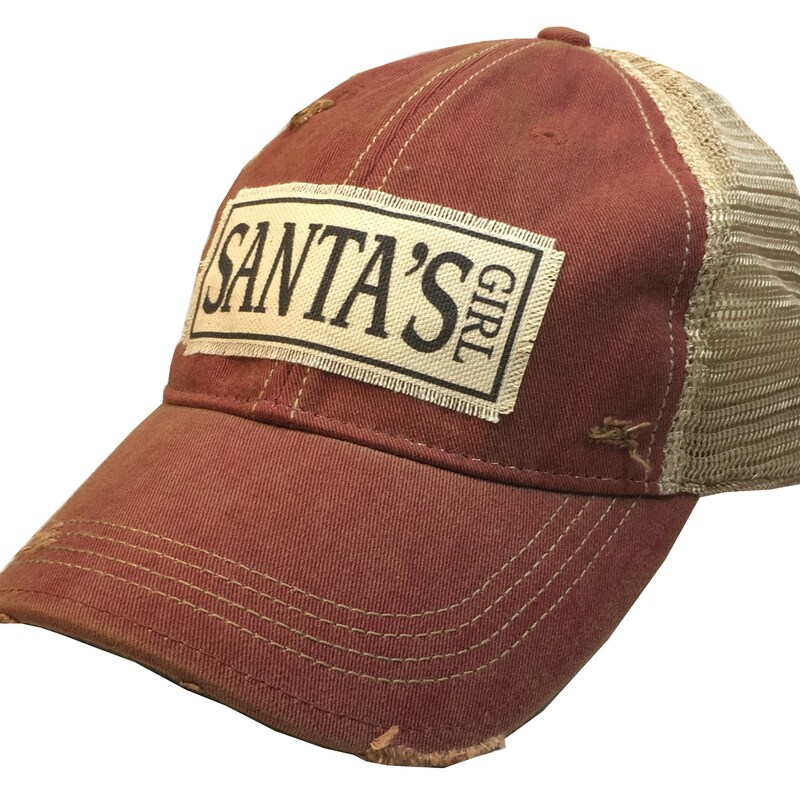 Santa Baseball Hat - Etsy