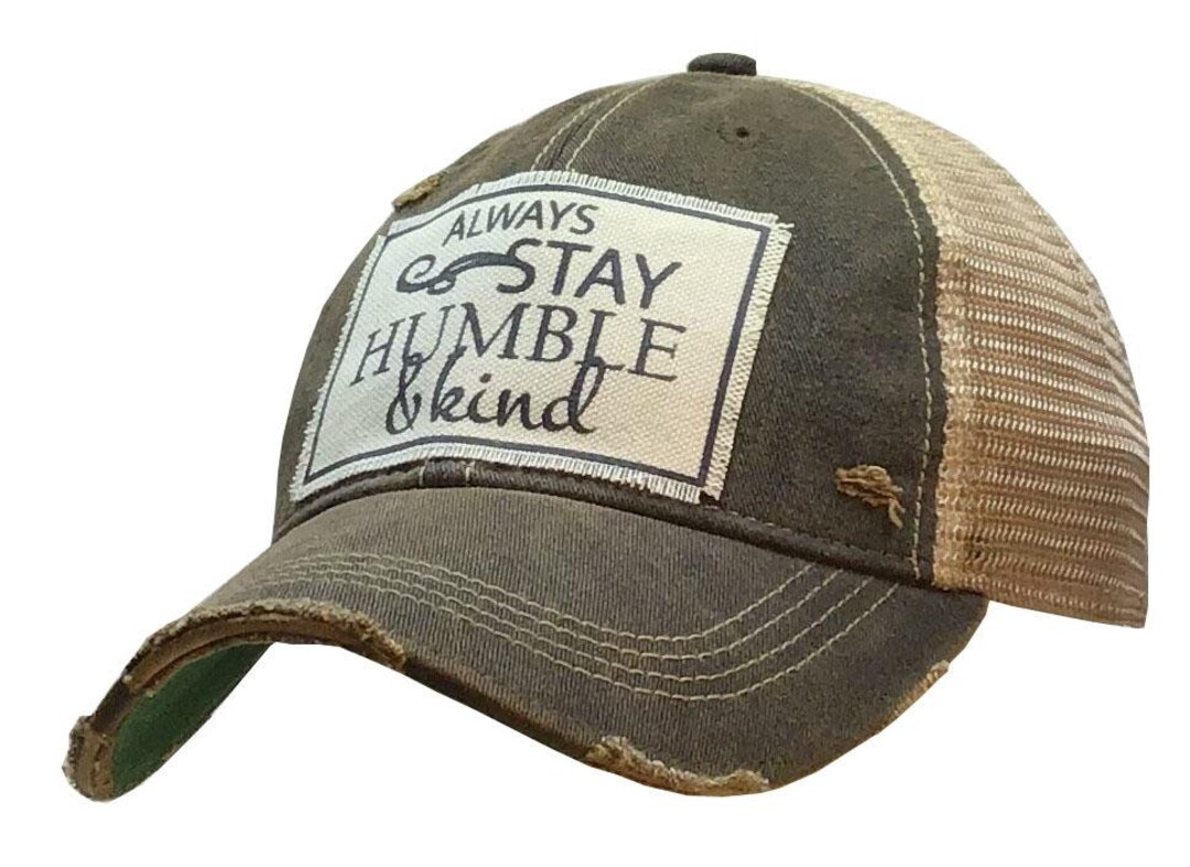 Always Stay Humble & Kind Distressed Trucker Cap | Country Music ...