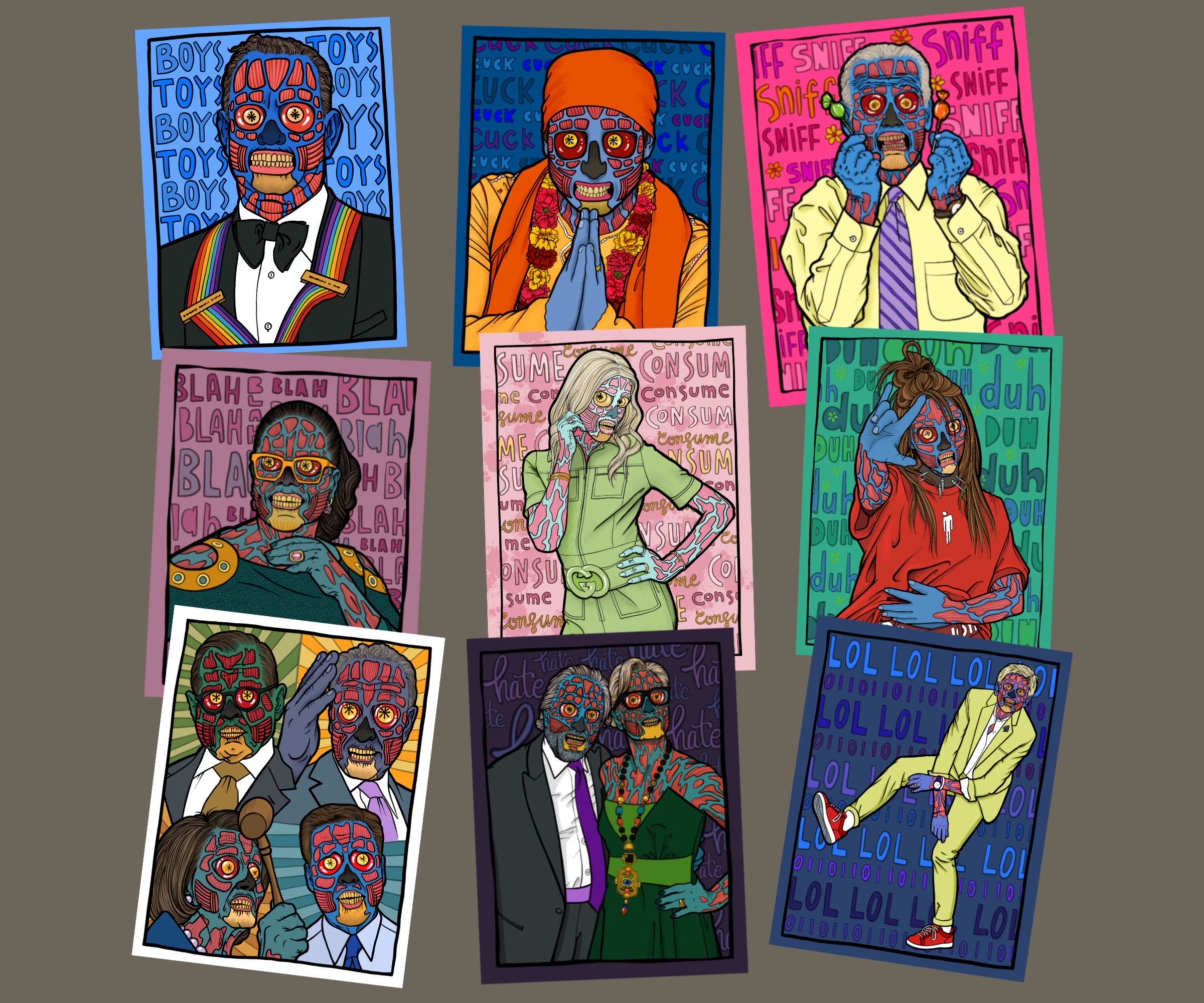 They Live Coloring Book Digital Download - Etsy