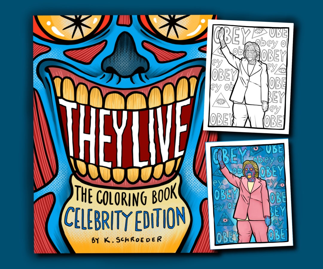 They Live Coloring Book Digital Download - Etsy