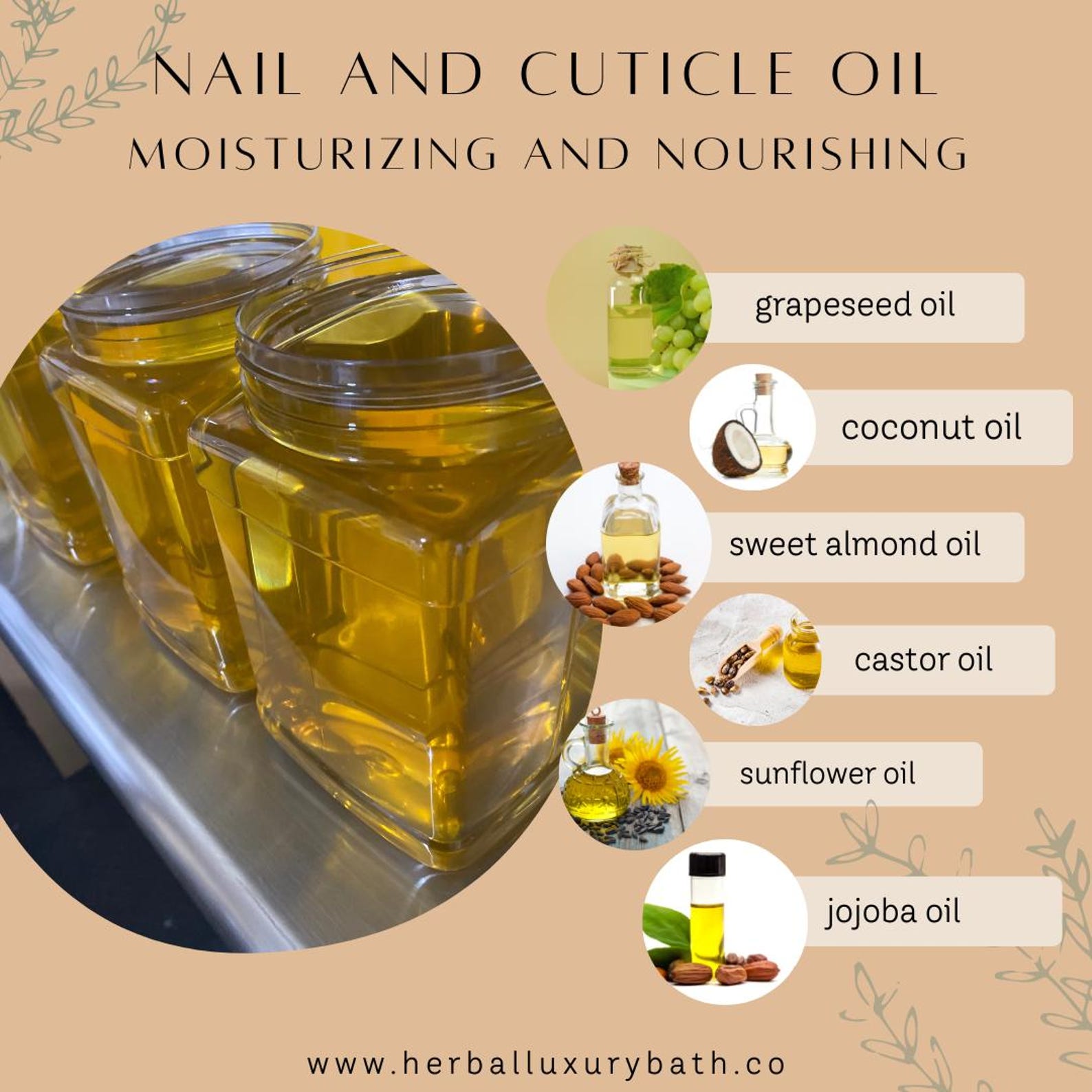Half Gallon Nail and Cuticle Oil. Bottle and Sell as Your Own. Resale ...