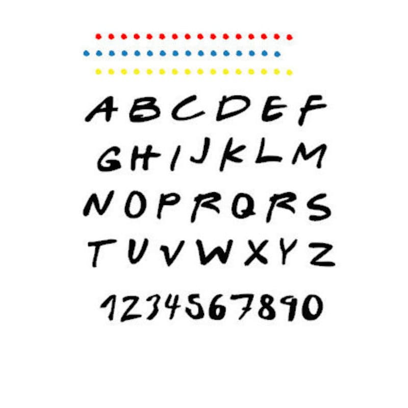Friends Font - Etsy