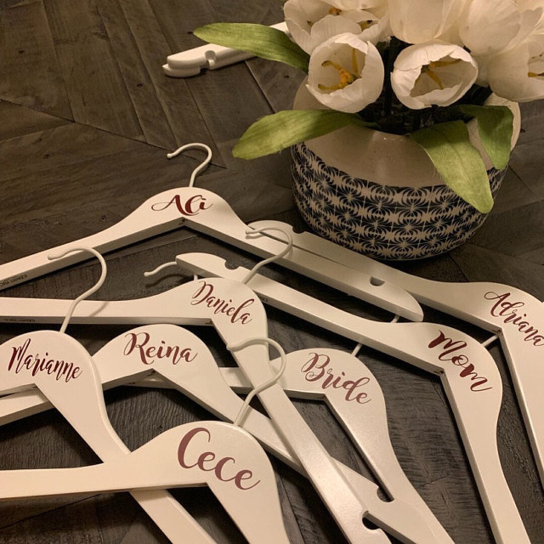 Custom Name Decals,personalized Hangers,diy Decals. - Etsy