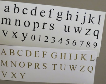 Corsiva Font Alphabet Vinyl Decals , Full Alphabet Capital Letters . - Etsy