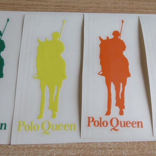 Set of 12 Polo Player Vinyl Decal Polo Horse Decal Stickers - Etsy