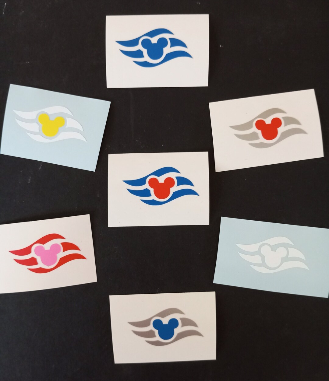 8-pack Disney Cruise Line Logo Stickers – Waterproof Vinyl Decals for ...
