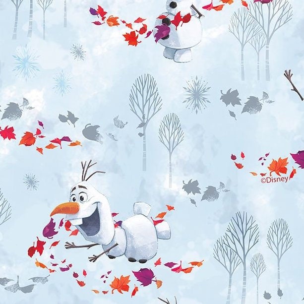 FS763_3 Disney Frozen Olaf Cotton Fabric Design Craft Quilting ...