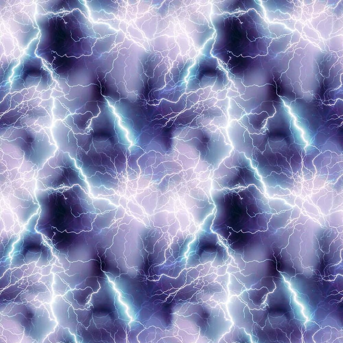 FS1018 Lightning Tie Dye Digital Print Cotton Fabric Design | Etsy UK
