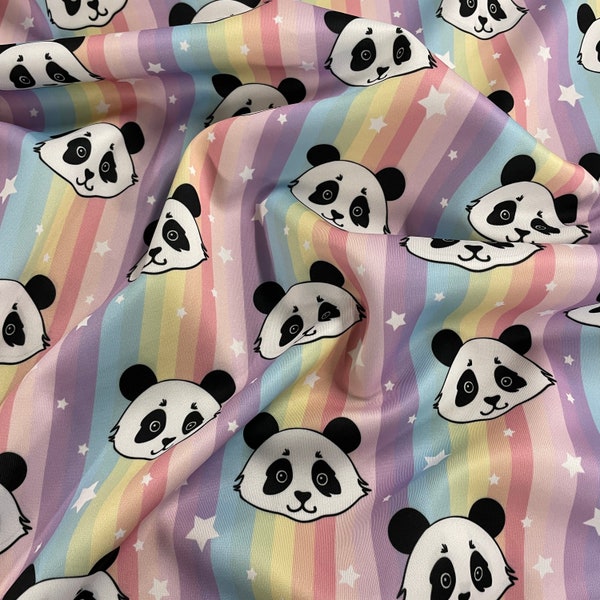 Panda Fabric - Etsy UK