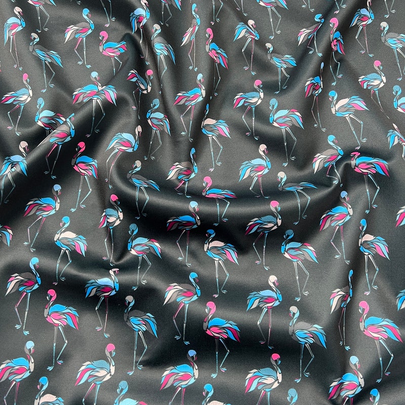 Flamingo Fabric - Etsy
