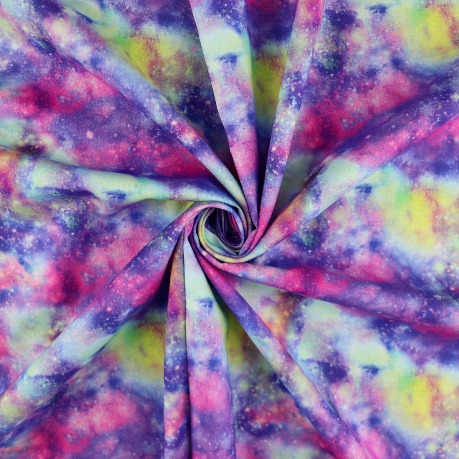 FS1019 Space Tie Dye Digital Print Cotton Fabric Design Craft - Etsy
