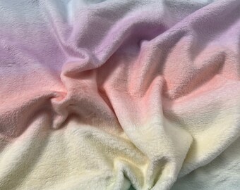 Pastel Rainbow Fabric - Etsy