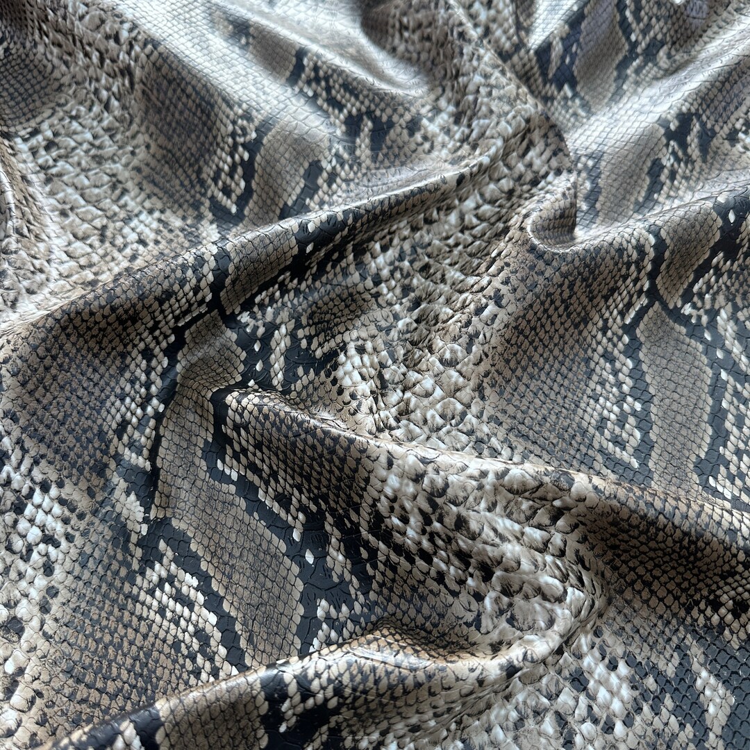 FS1157 Cobra Snake Skin 3D Scale Texture Stretch Leather Feel - Etsy