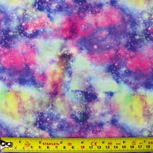 FS1019 Space Tie Dye Digital Print Cotton Fabric Design Craft Quilting ...