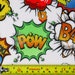 FS161_ 9 White Comic Boom Bang Pow Knock What Oops Wow Print High ...