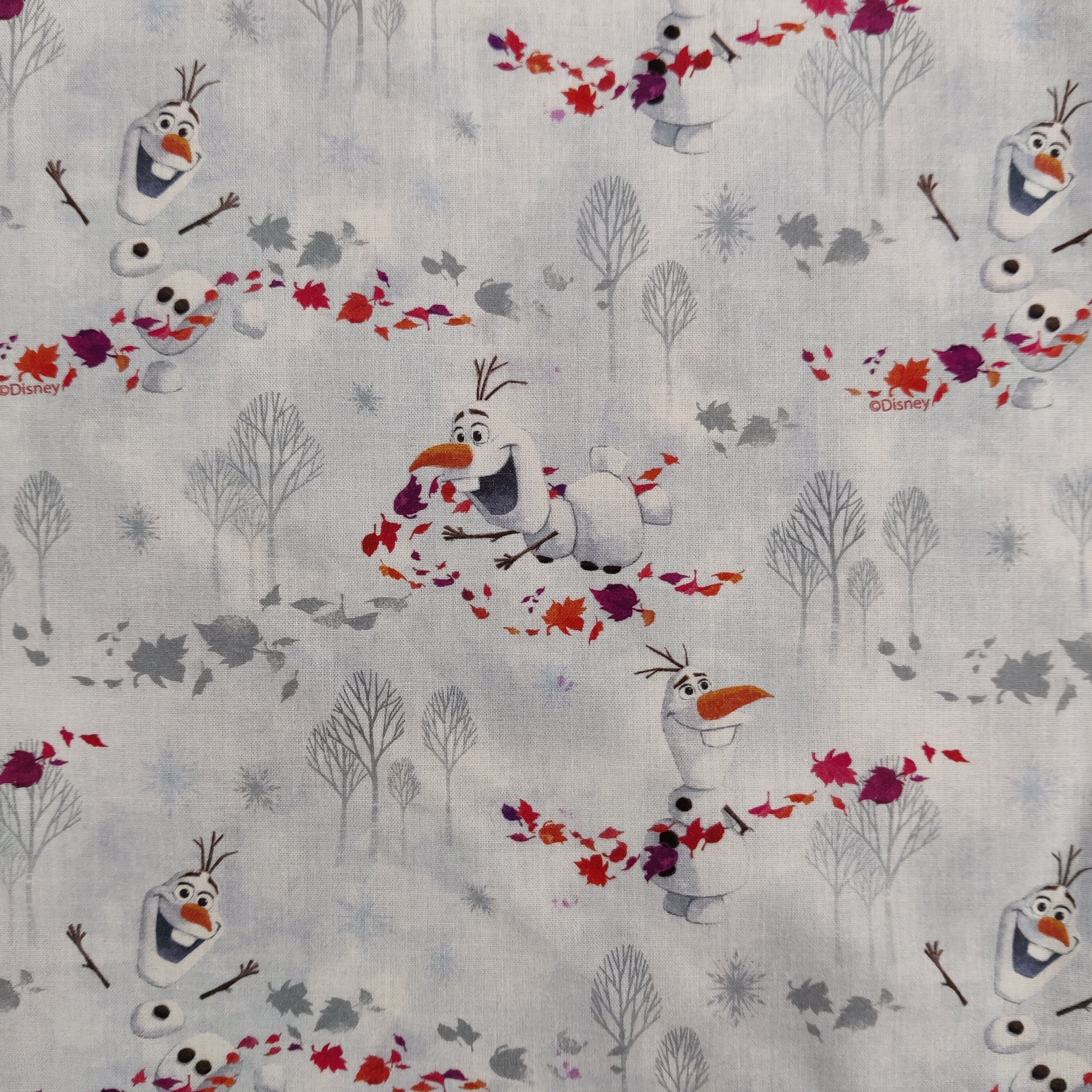 FS763_3 Disney Frozen Olaf Cotton Fabric Design Craft Quilting ...