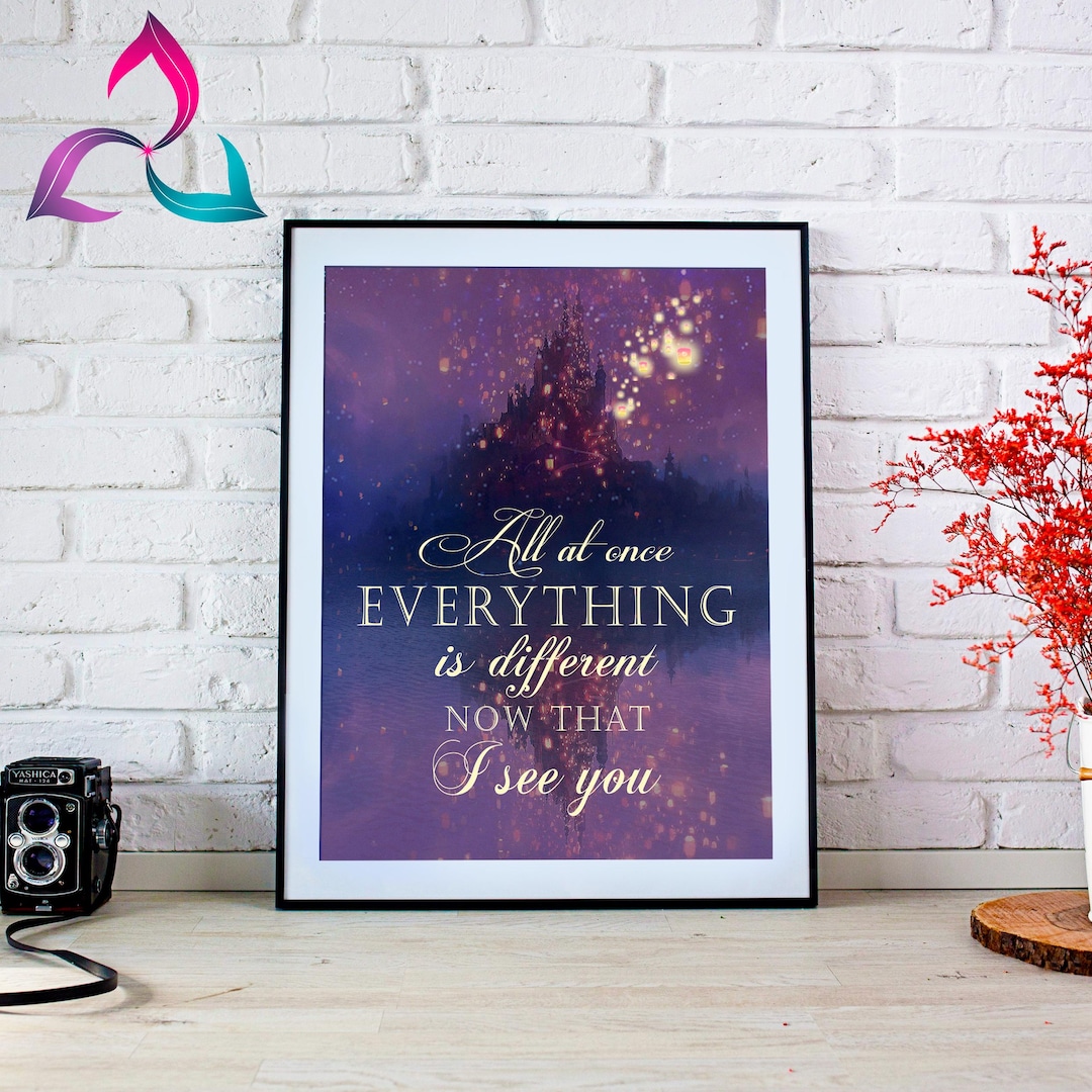 All at Once Everything is Different Now That I See You | Personalized ...