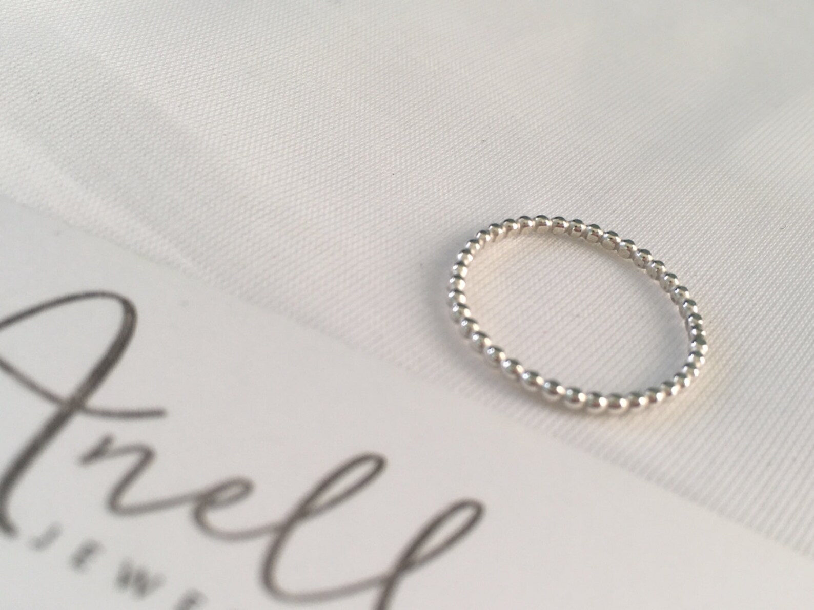 Sterling Silver Beaded Ring Bubble Ring Dainty Ring Silver - Etsy