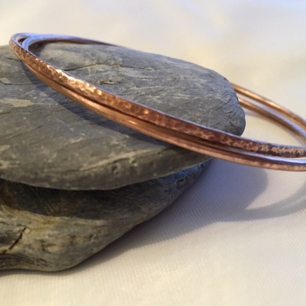 Copper Bangles - Etsy