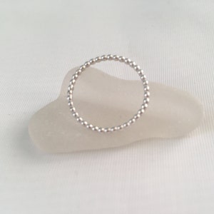Sterling Silver Beaded Ring, Bubble Ring, Dainty Ring, Silver Ring ...
