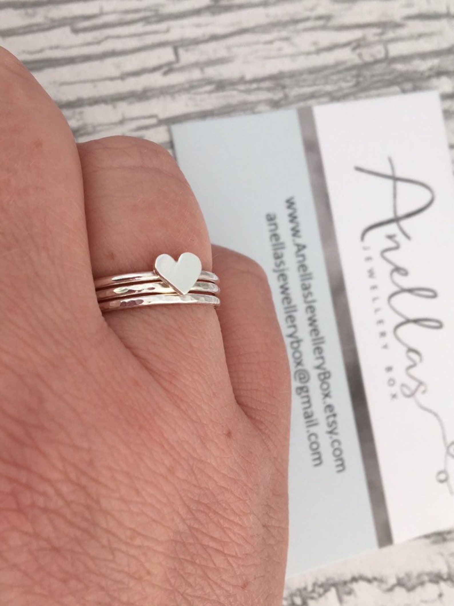 Sterling Silver Stacking Rings Stacking Rings Set Set of - Etsy