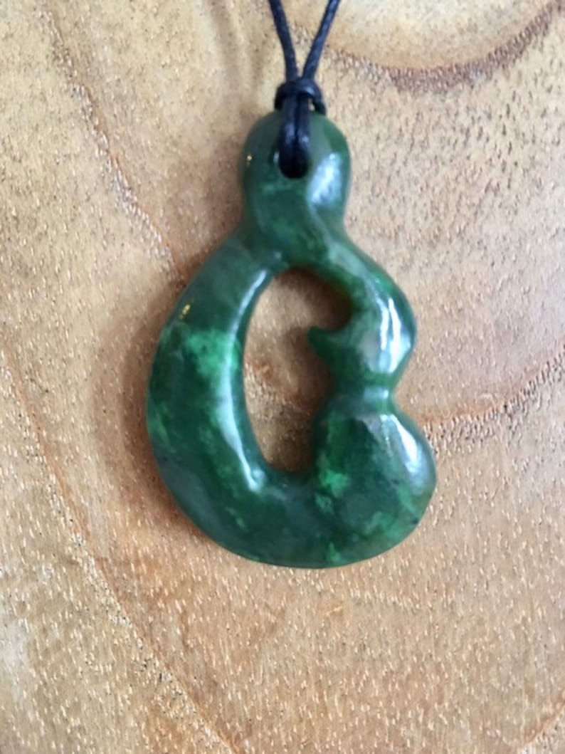 Nephrite Maori Hei Matau/ Maori Fish Hook / Greenstone Hook - Etsy UK
