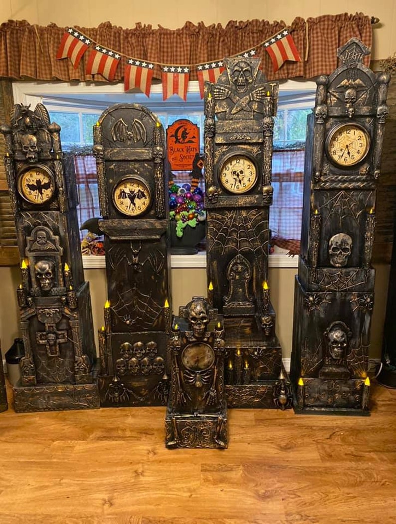 24 Count 8 Spooky Clock Face Printables for Halloween - Etsy Canada