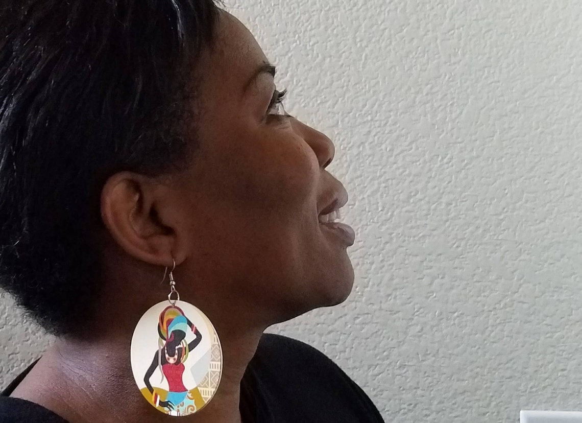 African Earrings African Jewelry Large Earrings Ethnic | Etsy