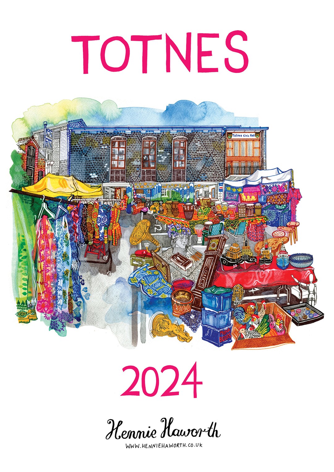 Totnes Calendar 2024 - Etsy