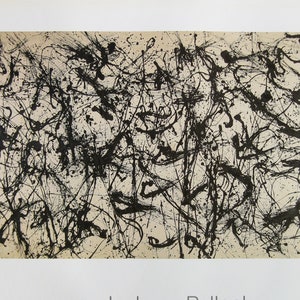 Jackson Pollock - "number 32 - 1950" - Colour Offset Lithograph - 1989 ...