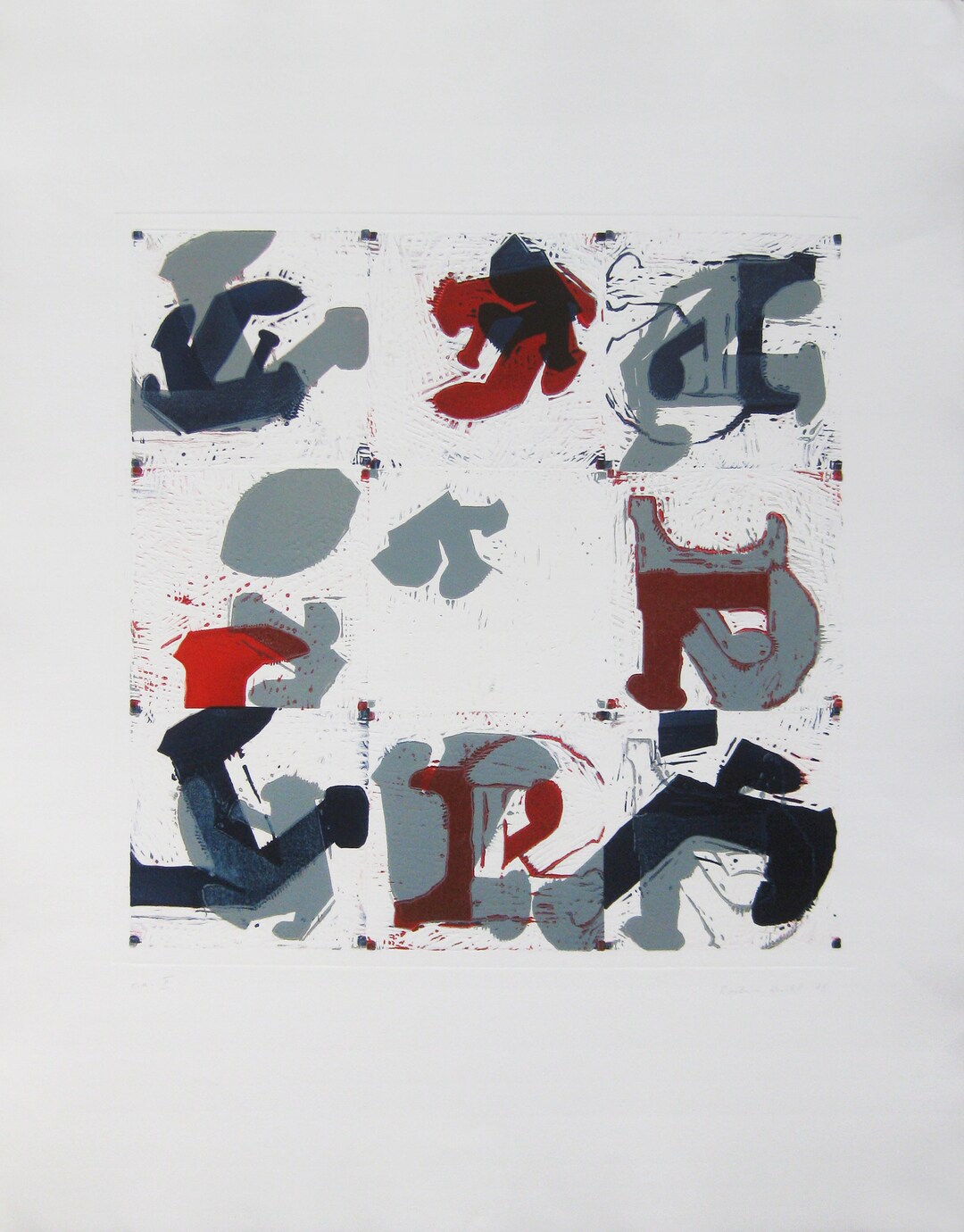 Barbara Keidel dreifuss Ii Handsigned Linocut 2009 S/N EA - Etsy