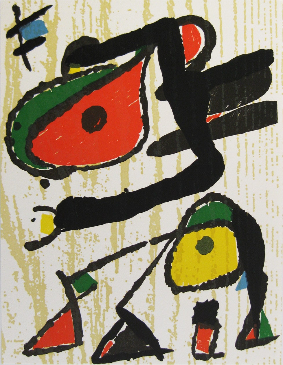 Joan Miró - Original Woodcut, 1979