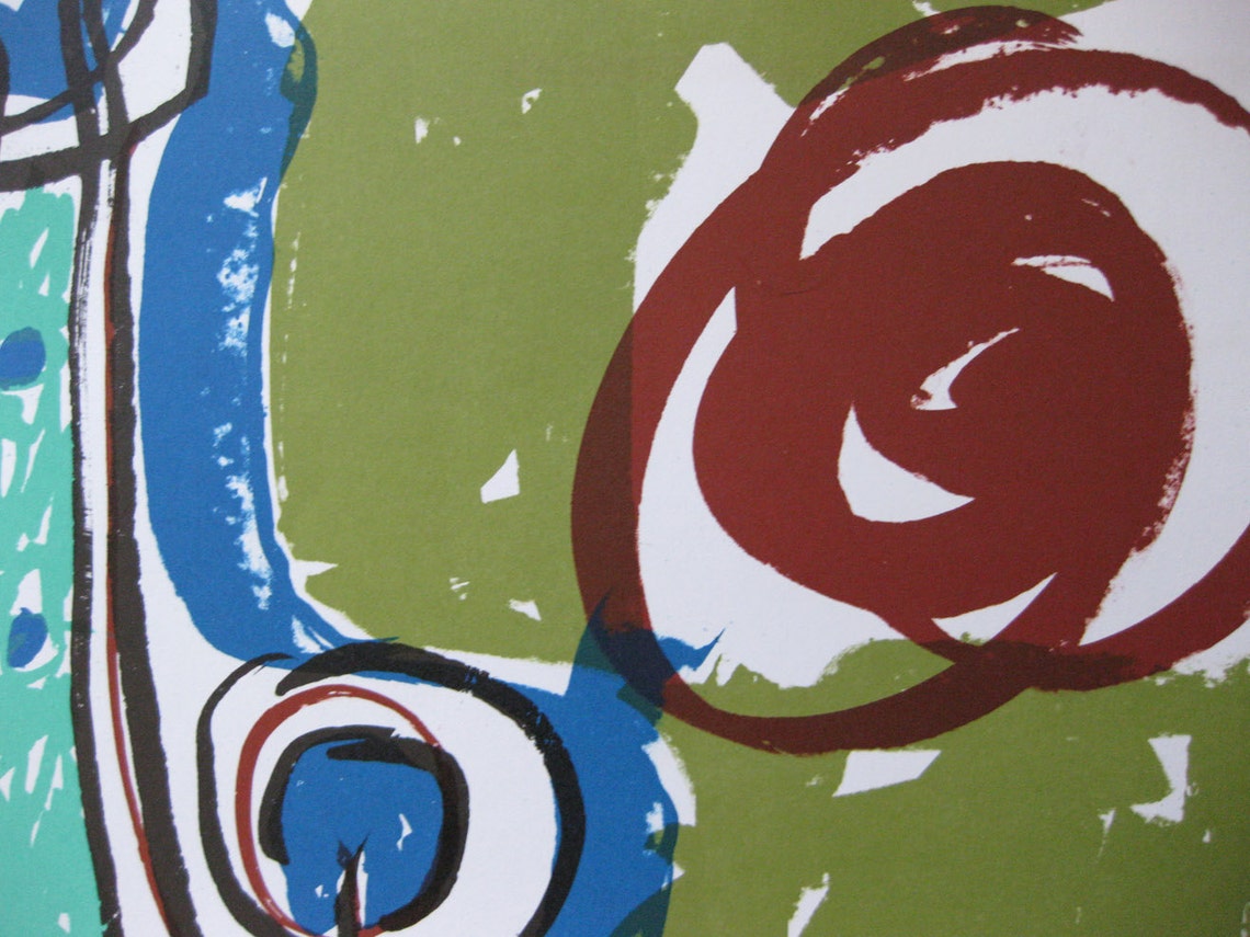 Markus Lüpertz - Galerie Lelong - Lithograph Exhibition Poster - 1986 ...