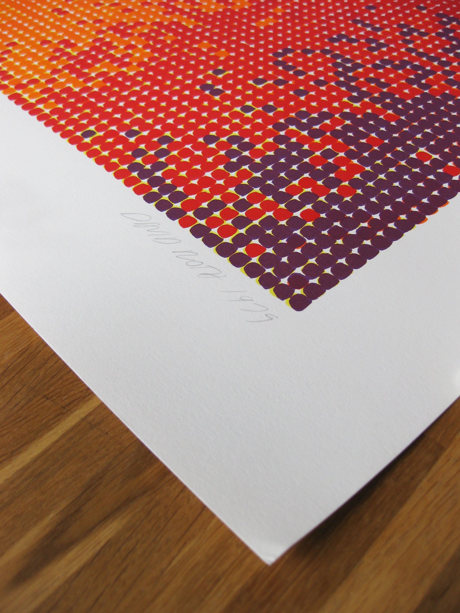 David Roth - Composition - Hand signed Serigraph - 1979 (S/N 97/150)