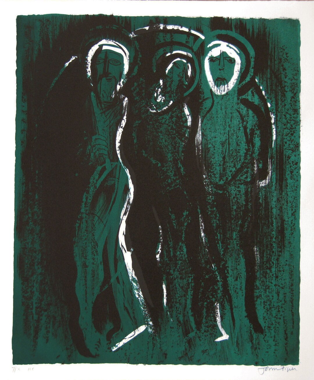 John Piper - "saints" - Hand Signed Colour Lithograph (HC 7/15) - 1975 ...