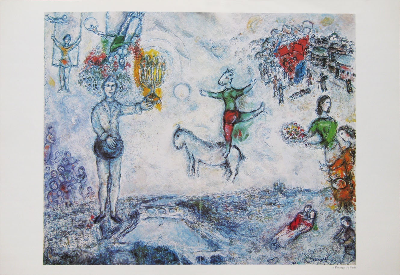 Marc chagall - L'âme du Cirque - Limited Edition Print - Mourlot, DLM ...