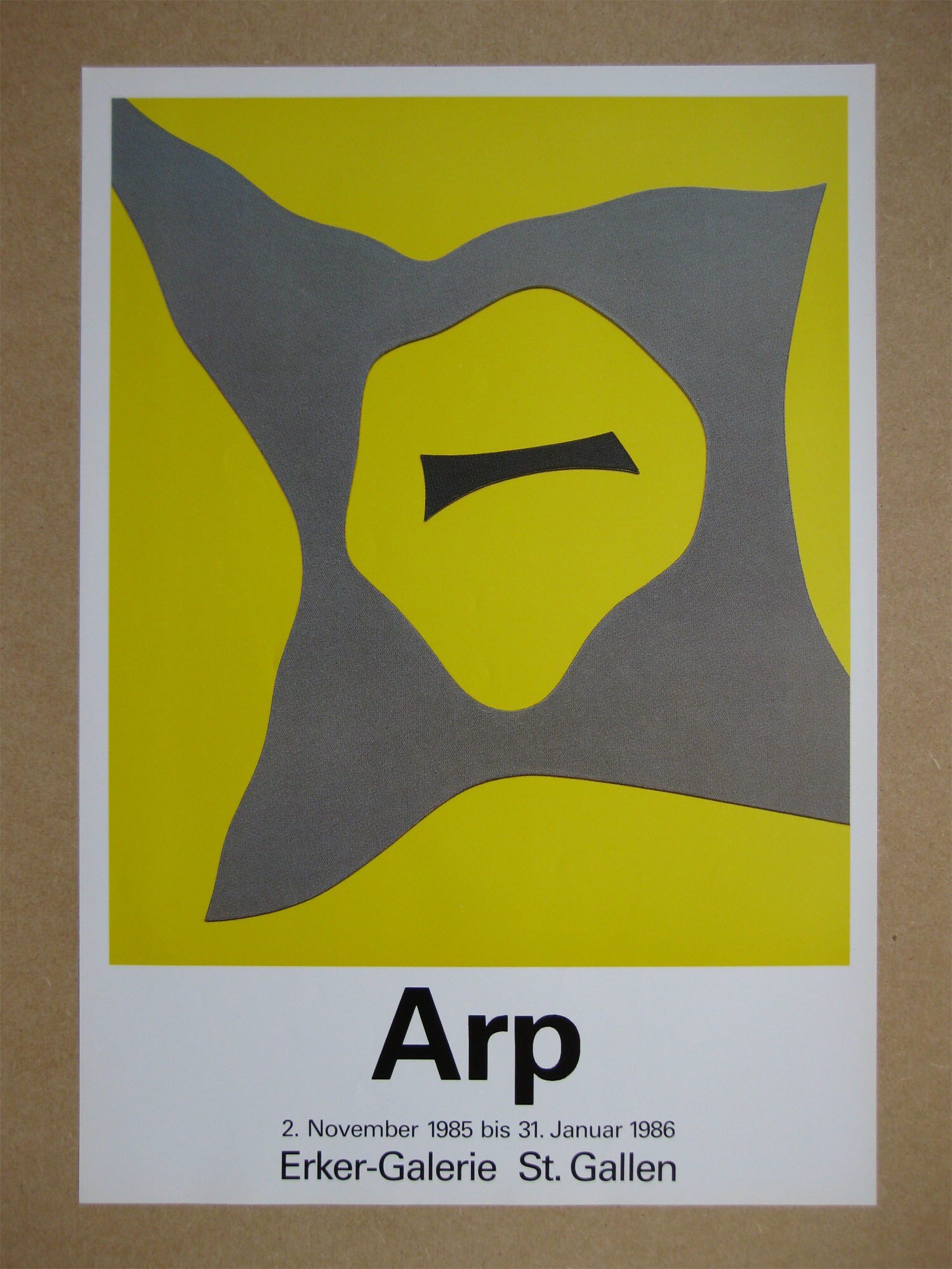 Jean (Hans) Arp - Erker Galerie - Offset lithograph Poster, 1986
