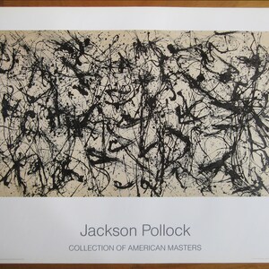 Jackson Pollock - "number 32 - 1950" - Colour Offset Lithograph - 1989 ...