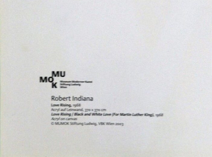 ROBERT INDIANA - 'Love Rising' - Original Offset Lithograph