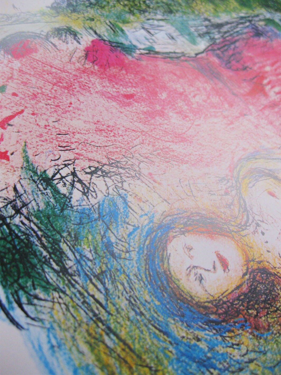 Marc Chagall - Pink Opera - Rare exhibtion poster, 1981