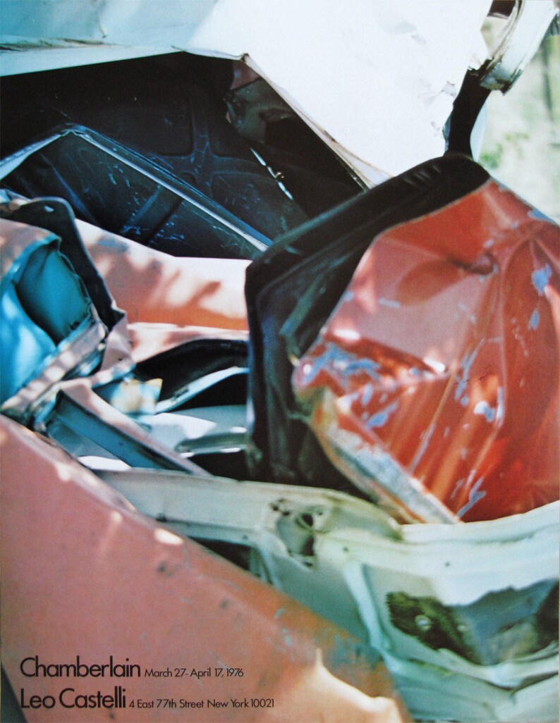 John Chamberlain - "chamberlain at Castelli", Offset Lithograph Poster ...