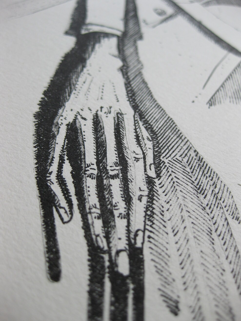 Joan Ponc - Kafka - Hand signed Lithograph on Arches, 1967