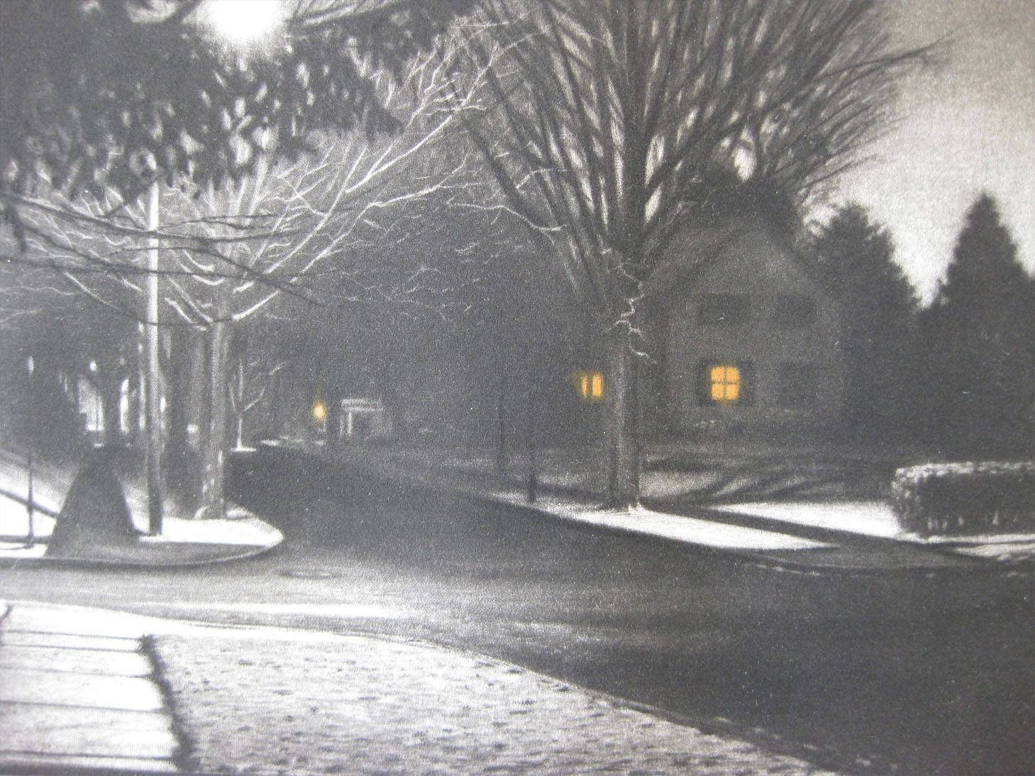 Dan Jago - After an evening flurry - Hand signed Aquatint Etching