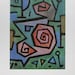 Paul Klee - "heroic Roses" - Colour Offset Lithograph - 1992 - Etsy