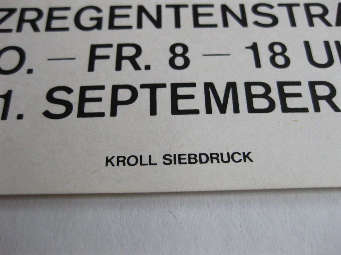 Simon Dittrich - Hand Signed Serigraph Poster, 1969 - Etsy