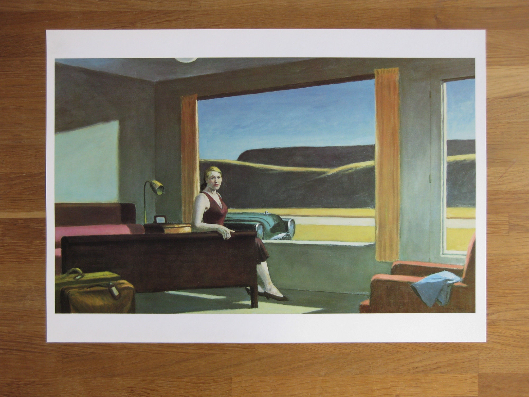 Edward Hopper - Western Motel - Offset Lithograph - 1994