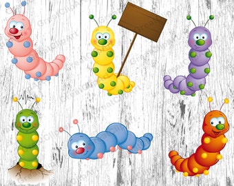 Caterpillar art | Etsy