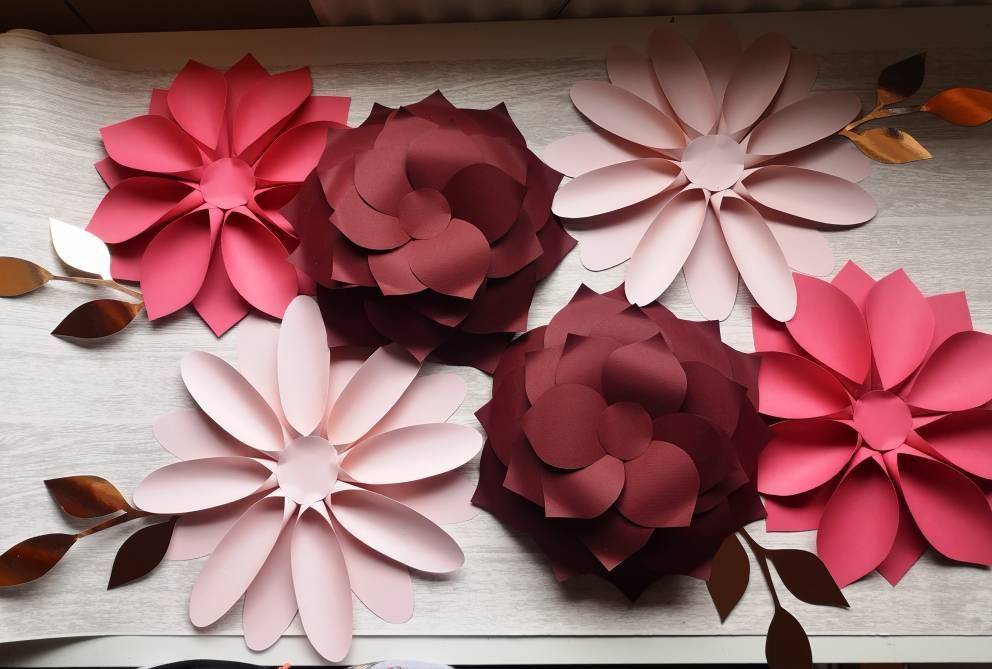 Large Wall Flowers Daisy Style | Etsy