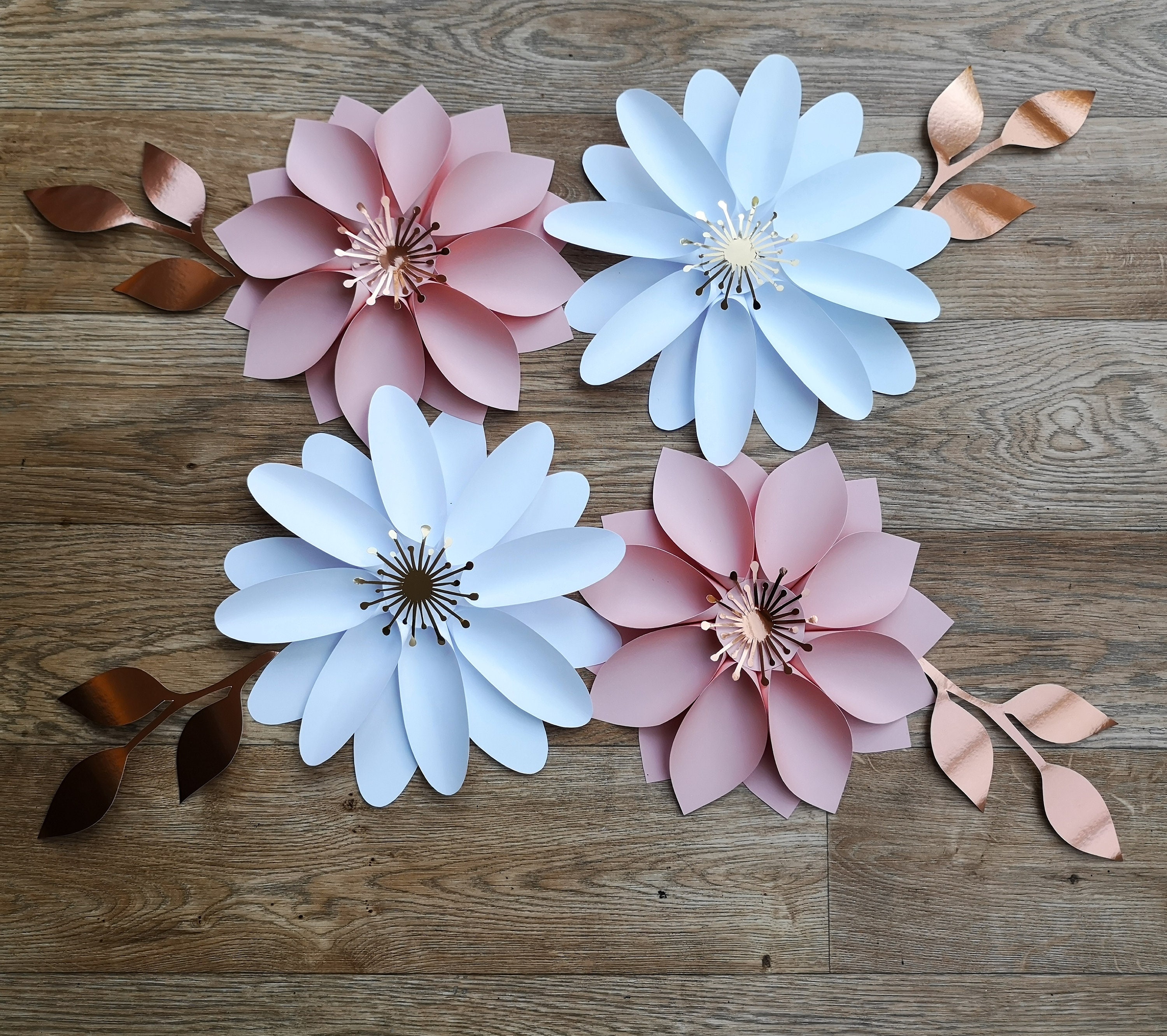 Large Wall Flowers Daisy Style | Etsy