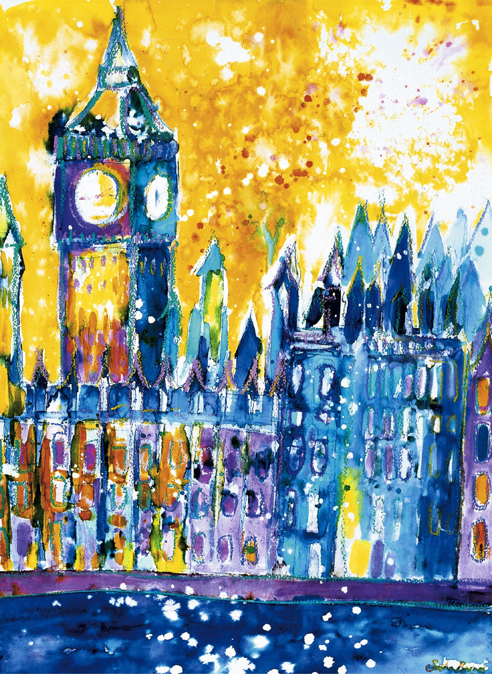 BIG BEN ~ Painting of London, Painting England, Limited Edition Print ...